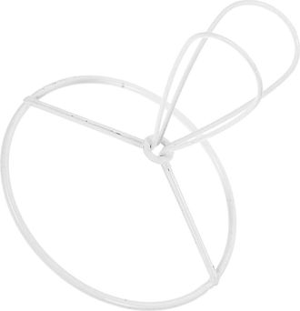 BESPORTBLE Lampenschirmring Satz 90mm aus Wei&szlig;em Eisendraht Konischer Lampenschirmhalter zum Selbermachen Kompatibel mit Metalllampenschirmen Gl&uuml;hbirnenschutz f&uuml;