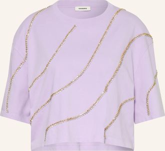 Sandro Sandro T-Shirt Mit Schmucksteinen rosa