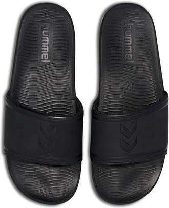 Hummel Unisex HML Lead Pool Slide Flip-Flop, Black, 46 EU