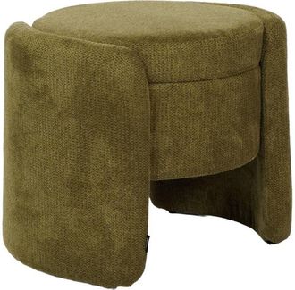 Sweeek Moderner Hocker mit Stoffbezug und Stauraum