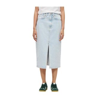 Pepe Jeans London Denim Midi Rock - - Skirts - Damen - Blau - XS