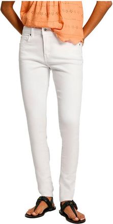 Pepe Jeans London Damen Skinny Mw Regent Jeans, Weiß (Denim-TC7), 28 W/30 L