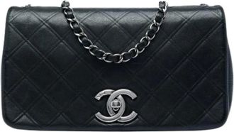 Chanel Sac bandouli&egrave;re vintage Pre-owned - Femme - Pre-owned - Noir - Taille: ONE Size