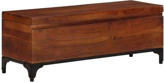 vidaXL Coffre de rangement 110x35x41 cm Bois dacacia solide