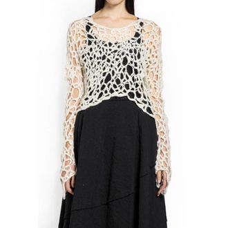 Halos Halos, Femme, Pulls, Blanc, Taille: 36/38 FR Cropuloff