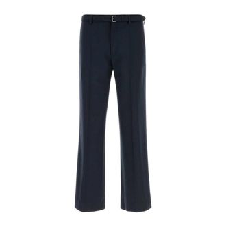 Dries Van Noten Wool Pant - - Trousers - Herren - Blau - M