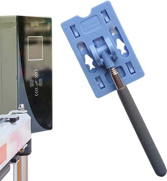 Generico Toll Rod - Stainless Steel, 20 cm (7,87 Zoll), Teleskop-Reach-Design, sichere Kartenhalter, kontaktloses Zahlungswerkzeug, Parkplatz, tolle Erweiterun