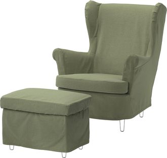 IKEA STRANDMON Schonbezug f&uuml;r Sessel/Hocker