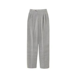 Twinset Pantaloni sartoriali in misto lana - - Trousers - Damen - Grau - S