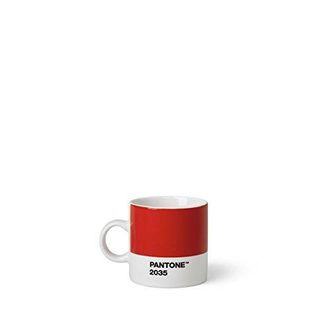 Copenhagen Design Pantone Espressotasse, Porzellan, Red 2035, 6.1 x 6.1 x 8.2 cm
