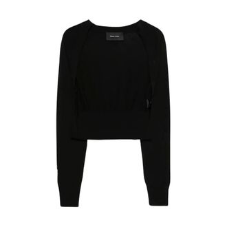Simone Rocha Damen, Strickwaren, Schwarzk, MGr&ouml;&szlig;e