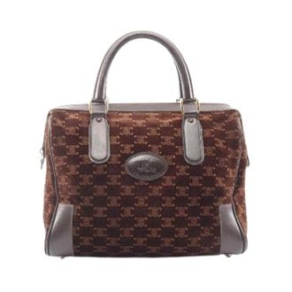 Celine Sac &agrave; main en daim Macadam Pre-owned - Femme - Pre-owned - Brun - Taille: ONE Size