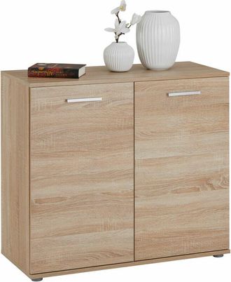 IDIMEX Buffet chicago avec 2 portes, en mélaminé décor chêne sonoma