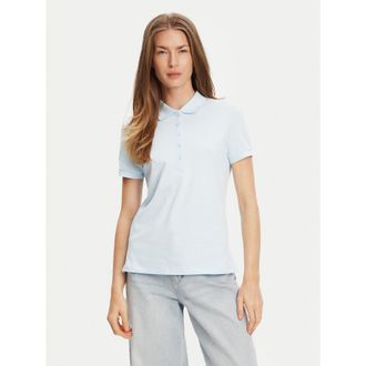Benetton United Colors Of Benetton Poloshirt 3TQJD300W Himmelblau Slim Fit