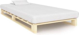 vidaXL Palettenbett Massivholz Kiefer 100&times;200 cm Vidaxl