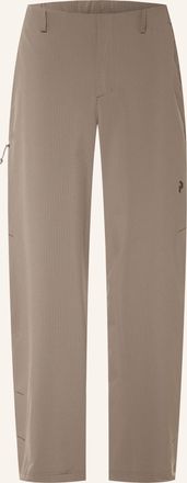 Peak Performance Trekkinghose Backer Grid Regular Fit braun