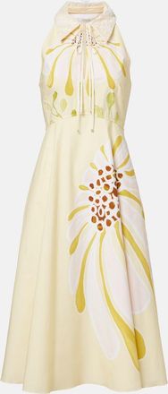 Dorothee Schumacher Bedrucktes Midikleid Floral Power aus Popeline