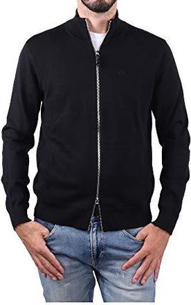 A|X Armani Exchange Pullover Sweater Pull Chandail, Noir, L Homme