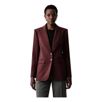 Patrizia Pepe Femme, Vestes, Brun, Taille: 42 FR Blazer Classique