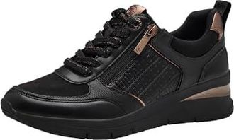 Tamaris Femme M2372142 Basket, 096 Black Copper, 38 EU