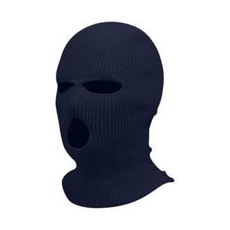 Generic Cagoule Hiver Mode Balaclava Tricot&eacute; Int&eacute;gral 3 Trous Homme Chapeau Tricot&eacute; Femme Hiver V&eacute;lo Ski Cagoule Unisexe Sports