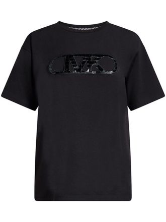Michael Michael Kors t-shirt &agrave; logo appliqu&eacute; - Noir