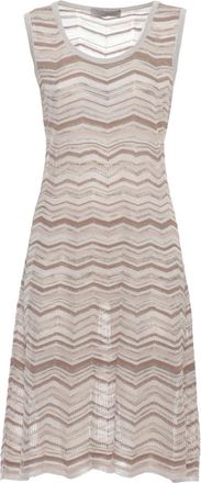 D.exterior Femme, Robes, Beige, Taille: 38 FR Knitted Robes