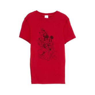 Re/Done Femme, Tops, Rouge, Taille: 36 FR T-shirt Re/done