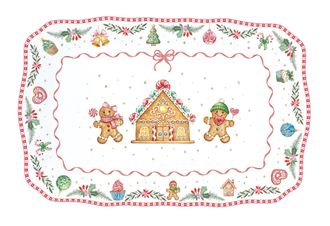 Easy Life SWEC1483 - Sweet Christmas Teller, 35 x 23 cm, rechteckig