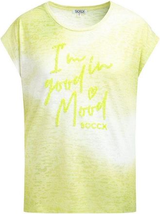 soccx Rundhalsshirt mit Farbverlauf