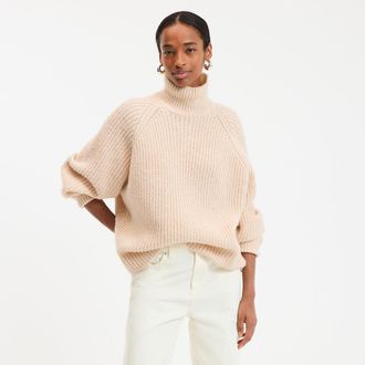 La Redoute Collections Pull Oversize Col Montant En Grosse Maille