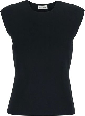 P.A.R.O.S.H. P.a.r.o.s.h., Femme, Tops, Noir, Taille: 40 FR Roma Top