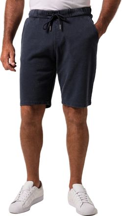 JP1880 Herren große Größen Übergrößen Menswear L-8XL JP1880 Sweat-Bermuda, Elastikbund, Vintage Look, bis 8 XL Navy blau 8XL 841648130-8XL