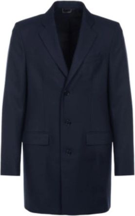Dolce & Gabbana Herrenmantel in Unifarben - - Coats - Herren - Blau - L