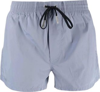 Dsquared2 Short de bain midi &agrave; logo - Homme - Maillots de bain - Gris - Taille: M