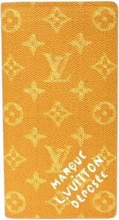 Louis Vuitton Portefeuille long pr&eacute;-poss&eacute;d&eacute; Monogram (bi-pli) - Femme - Pre-owned - Jaune - Taille: ONE Size