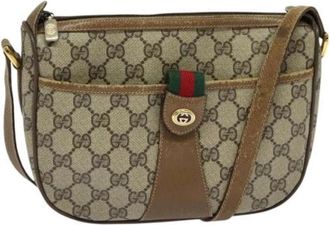 Gucci Pre-owned Cuir sacs-gucci - Femme - Pre-owned - Beige - Taille: ONE Size
