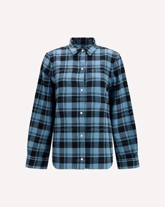 Off-white Check flannel padded Overshirt Female 38