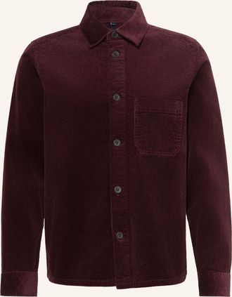 Olymp Cord-Overshirt rot