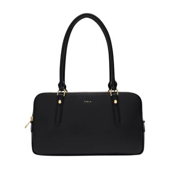 Furla Femme, Sacs, Noir, Taille: ONE Size Giulia M Boston Bag