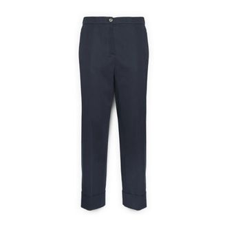 Elena Miro Chino Hose - - Trousers - Damen - Blau - 6XL