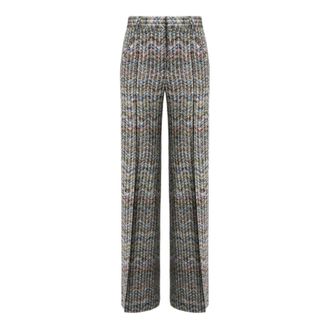 Missoni Pantalon Tailleur en Viscose Lam&eacute; &agrave; Sequins - Femme - Pantalons - Multicolore - Taille: 40 FR