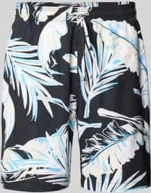 Tommy Hilfiger Regular Fit Bermudas mit Allover-Muster
