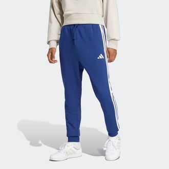 adidas Sporthose ADIDAS SPORTSWEAR M 3S FT TC PT, Herren, Gr. XXL, N-Gr, blau (dunkelblau, wei&szlig;), Obermaterial: 55% Baumwolle, 36% Polyester, 9% Viskose, Hos