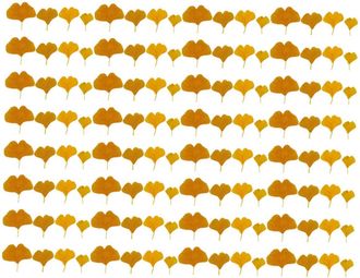 BESPORTBLE 108 St&uuml;ck Teiliges K&uuml;nstliches Ginkgo Realistische Herbstdeko mit Nat&uuml;rlicher Textur f&uuml;r Wohnzimmertisch Fotografie und Herbstliche Dekoration Detailg