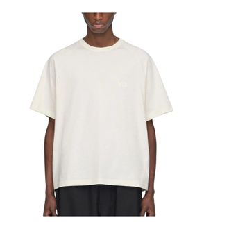 adidas Homme, Sport, Blanc, Taille: L Y-3 Boxy Short Sleeve Tee