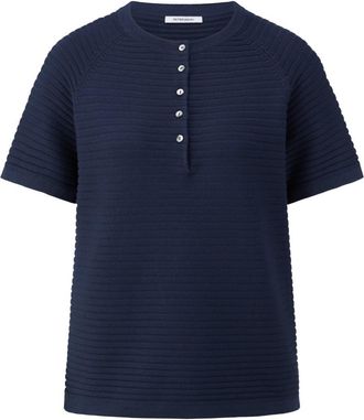 Peter Hahn Rundhals-Pullover Peter Hahn blau