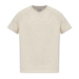 Paul & Shark T-Shirt mit Logo - - Tops - Herren - Beige - XL