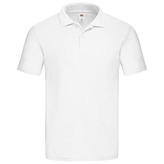 Fruit Of The Loom Polo original 63-505-0 Polo en coton pour homme, Blanc., L