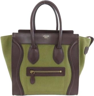 Celine Sac &agrave; main Pre-owned en toile - Femme - Pre-owned - Brun - Taille: ONE Size